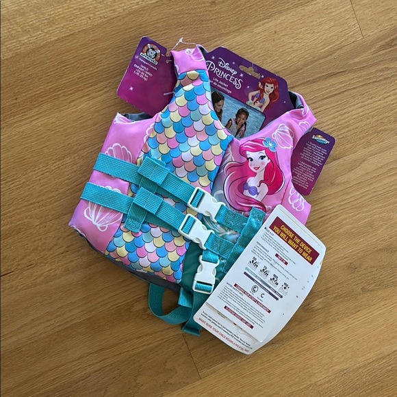 Disney | Swim | Little Mermaid Disney Nwt Life Jacket Princess Ariel ...